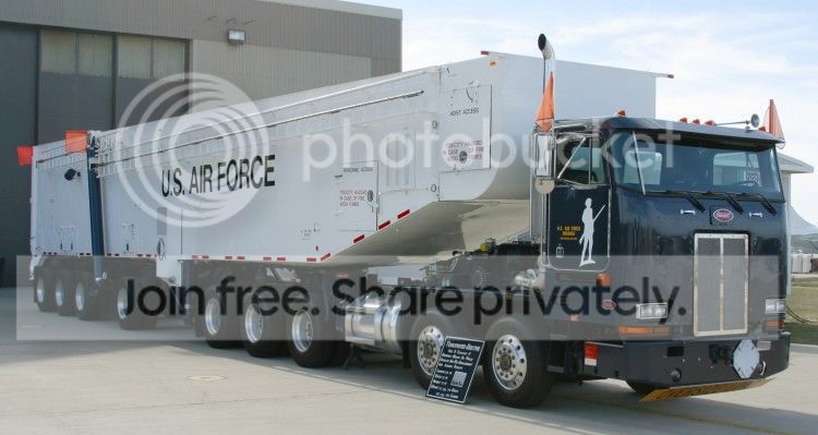 Minuteman III ICBM Transporter Erector: My Former Office On 32 Wheels ...
